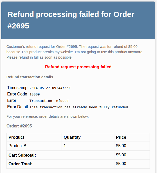 WooCommerce Smart Refunder - Documentation