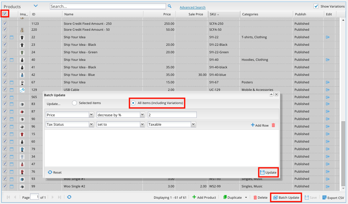 How To Batch Update Entire Store Smart Manager Storeapps