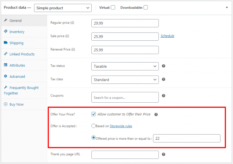 How to Setup Offer Your Price for Simple Products - StoreApps