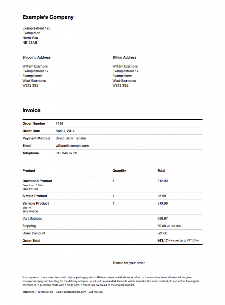 5 Freemium WooCommerce PDF Invoices & Packing Slips Plugins - StoreApps