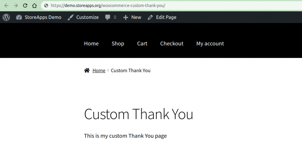 How to Customize WooCommerce Thank You Page with Code - StoreApps