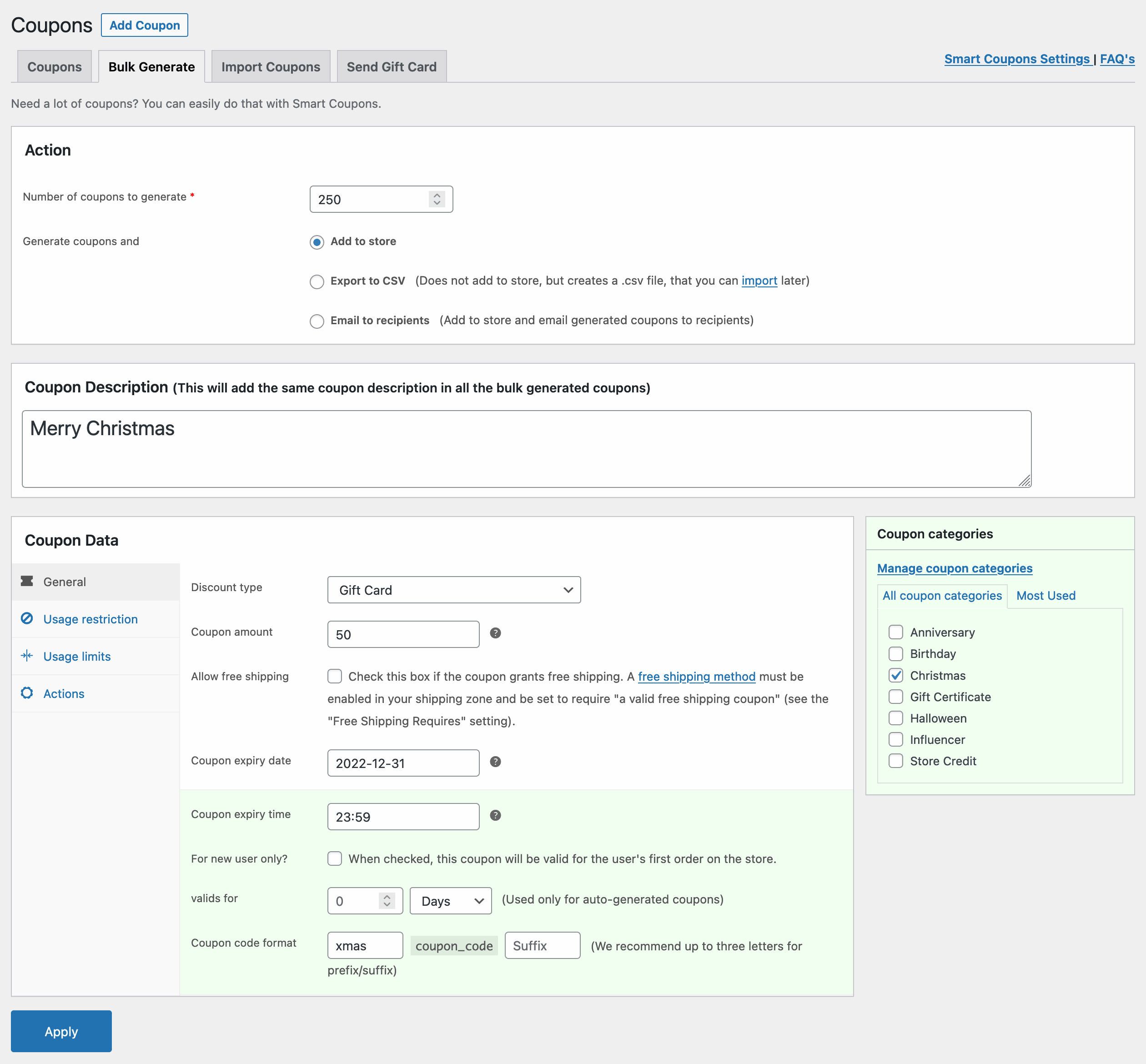WooCommerce Smart Coupons - Gift Cards, Discounts, Bulk Generation and More