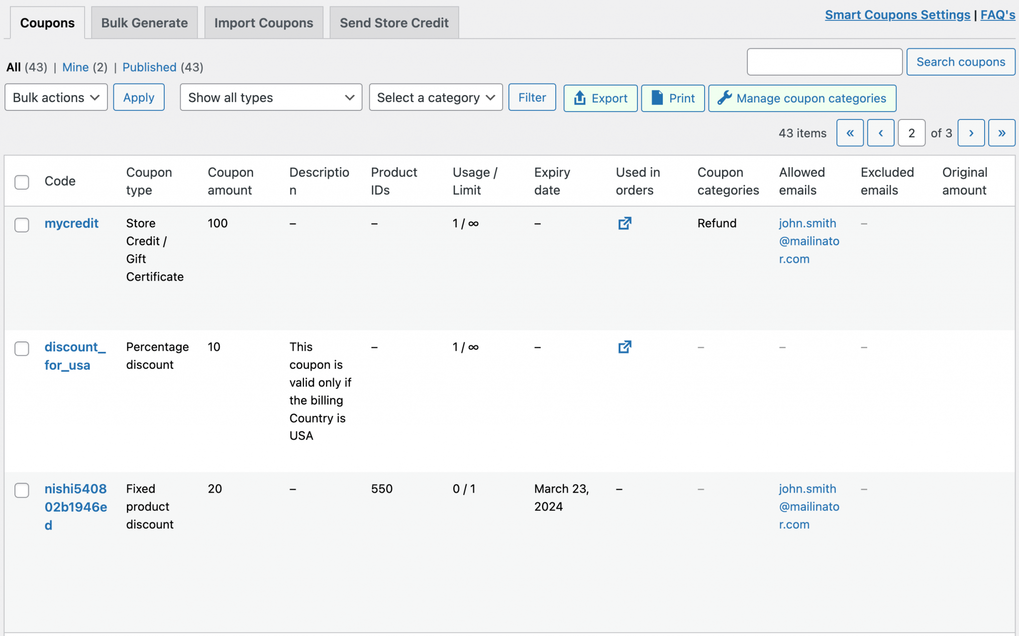 WooCommerce Smart Coupons - Gift Cards, Discounts, BOGO...